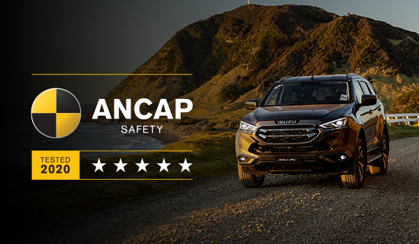 5-star ANCAP Safety Rating | Isuzu Utes NZ